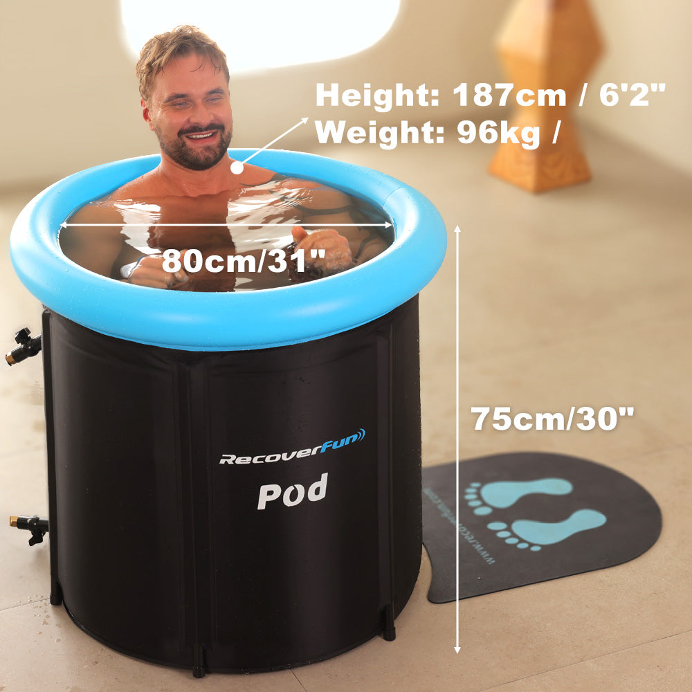 Recoverfun Ice Bath Tub/Pod for Cold Water Therapy at Home – RecoverFun